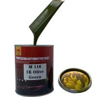China M116 1K Olive Green Automotive Paint Metallic Mustard Car Paint Weather Proof for sale