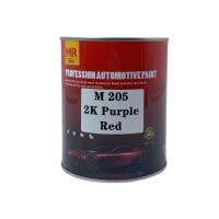 China M205 Deep Purple Red Car Paint 2K Automotive Paint High Gloss Elegant Look for sale