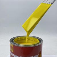 China M209 Lemon Yellow 2 Pack Automotive Paint 2k Colour Paint For Car High Transparency for sale