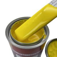 China M209 Lemon Yellow 2 Pack Automotive Paint 2k Colour Paint For Car High Transparency for sale