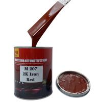 China Customized M207 Iron Red 2K Car Paint Restoration Car Paint Strong Adhesion Free Samples for sale