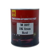 China Customized M207 Iron Red 2K Car Paint Restoration Car Paint Strong Adhesion Free Samples for sale
