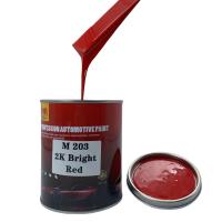 China M203 Bright Red Automotive Paint Automotive 2K Paint Weather Resistance for sale