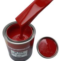 China M203 Bright Red Automotive Paint Automotive 2K Paint Weather Resistance for sale
