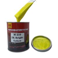 China M210 Bright Yellow Automotive Paint 2K Acrylic Paint Weather Resistant for sale