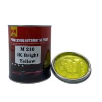 China M210 Bright Yellow Automotive Paint 2K Acrylic Paint Weather Resistant for sale