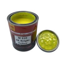 China M210 Bright Yellow Automotive Paint 2K Acrylic Paint Weather Resistant for sale
