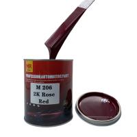 China M206 Rose Red Car Paint Liquid Coating Two Pack Paint For Cars Vibrant Color for sale