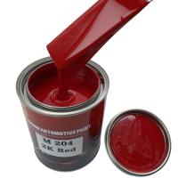 China M204 2K Red Car Paint Repair Auto Color Paint 1L / 4L / 20L Package for sale