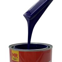 China M120 1K Standard Bule Car Refinish Paints Solid Color Car Paint Good Adhesion for sale