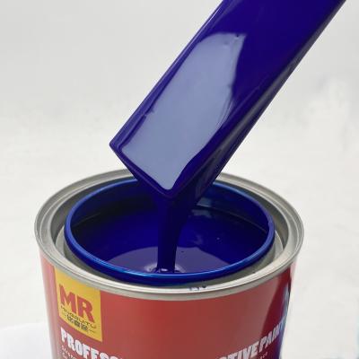 China M119 Throughly Blue 1K Acrylic Car Paint Auto Refinish Paint Smooth Finish for sale