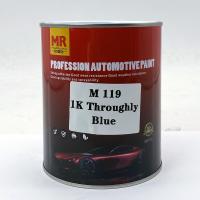 China M119 Throughly Blue 1K Acrylic Car Paint Auto Refinish Paint Smooth Finish for sale