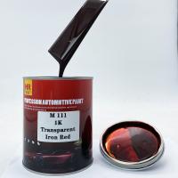 China M111 1K Transparent Iron Red Automotive Body Paint Liquid Car Paint for sale