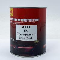 China M111 1K Transparent Iron Red Automotive Body Paint Liquid Car Paint for sale