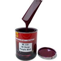 China M110 Deep Purple Red 1K Car Paint Liquid Coating Automotive Refinish Paint for sale