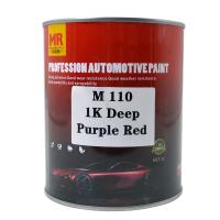 China M110 Deep Purple Red 1K Car Paint Liquid Coating Automotive Refinish Paint for sale