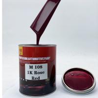 China M108 Rose Red 1K Refinish Car Paint Protection Car Body Coating Good Adhesion for sale