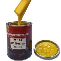 China M115 1K Medium Yellow Metallic Car Paint Anti Rust Automotive Color Paint Free Sample for sale