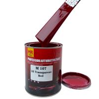China M107 1K Transparent Red Auto Colour Paint Solid Color Auto Paint High Durability for sale