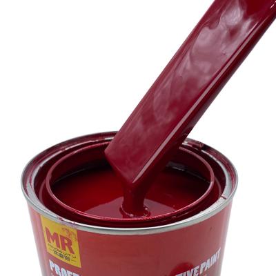 China M107 1K Transparent Red Auto Colour Paint Solid Color Auto Paint High Durability for sale