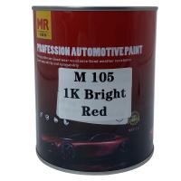 China M105 Bright Red Auto Paint 1K Basecoat Car Paint With Metallic Heat Resistance for sale