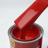 China M105 Bright Red Auto Paint 1K Basecoat Car Paint With Metallic Heat Resistance for sale