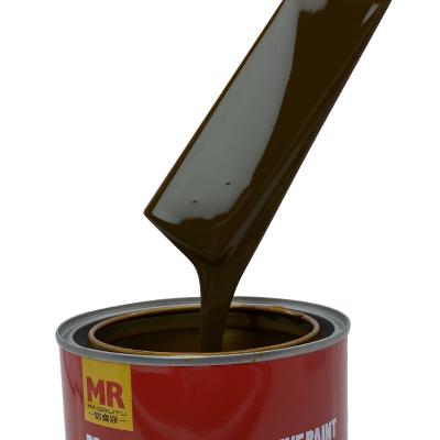 China M113 Transparent Iron Yellow 1K Auto Metallic Paint Metal Primer Heat Resistant for sale