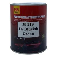 China M118 1K Blueish Green Automotive Refinish Paint Acrylic Resin Restoration Car Paint for sale