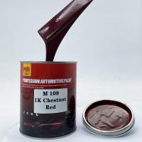 China M109 Chestnut Red 1K Car Paint Customized Acrylic Resin Car Colour Paint for sale