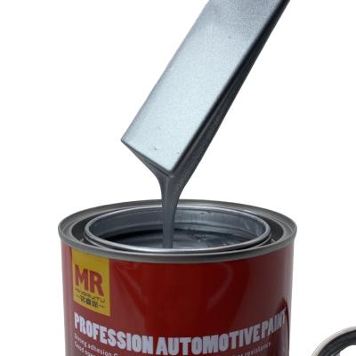 China M136 1K Medium Bright Silver Auto Paint Metallic Silver Car Paint Smooth Finish for sale