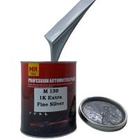 China M130 1K Extra Fine Silver Auto Paint Car Refinish Paints Weather Resistance for sale