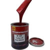 China Premium M128 1K Color Of Red Silver Auto Paint Car Refinishing Paint for sale