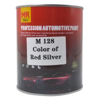 China Premium M128 1K Color Of Red Silver Auto Paint Car Refinishing Paint for sale