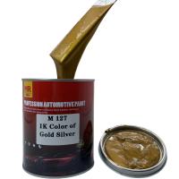 China M127 1K Gold Silver Metallic Automotive Paint Car Colour Paint Strong Adhesion for sale