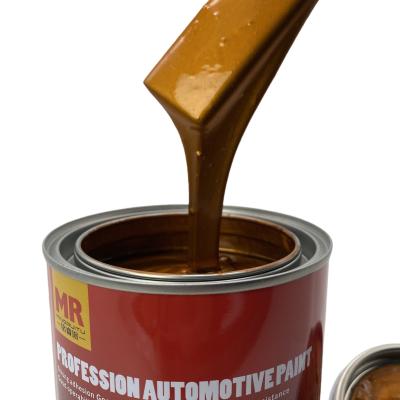 China M126 1K Orange Silver Spray Paint For Car Metallic Silver Auto Paint High Coverage for sale