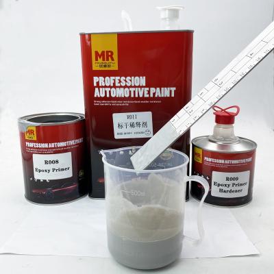 China Epoxy Base Coat Car Paint Primer Automotive 2k Primer Weather Resistance for sale