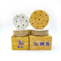 China 17 Holes 6 Inch Automotive Sandpaper Abrasive Automotive Sanding Discs for sale
