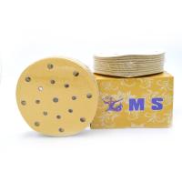 China 17 Holes 6 Inch Automotive Sandpaper Abrasive Automotive Sanding Discs for sale