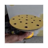 China 17 Holes 6 Inch Automotive Sandpaper Abrasive Automotive Sanding Discs for sale