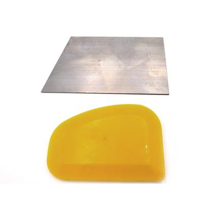 China Different Colors Silicone Putty Knife Scraper Multiple Function For Car Paint for sale