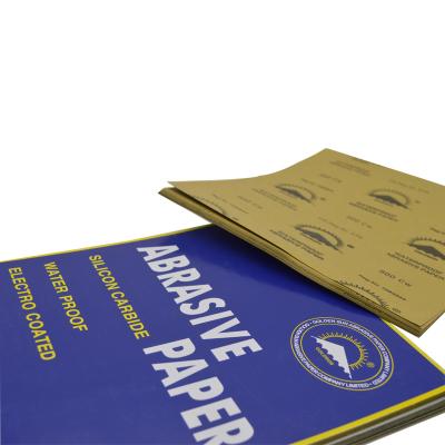 China Wet Milling Car Sand Paper Abrasive Cloth Sheet 100mm Size Medium Hardness for sale