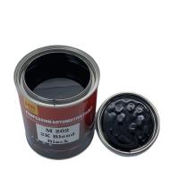 China M202 2K Blend Black Automotive Refinish Mixing Paint with Gray-Yellow Undertone OEM Approved Solvent Based Chroma Reducer for sale