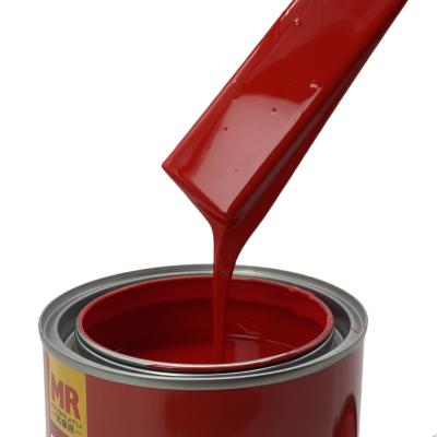 China M203 2K Bright Red Automotive Mixing Paint with Yellowish Tone OEM Approved Solvent Based Color Concentrate for sale