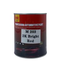 China M203 2K Bright Red Automotive Mixing Paint with Yellowish Tone OEM Approved Solvent Based Color Concentrate for sale
