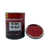 China M204 2K Red Automotive Touch Up Paint Purple Undertone High Weather Resistance Solvent Based Colorant for sale