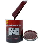 China M205 2K Purple Red Automotive Refinish Paint with Yellowish Tone for sale