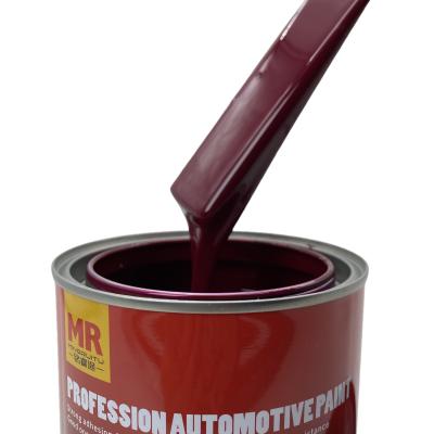 China M206 2K Rose Red Automotive Refinish Paint Vivid Purple Red Colorant for sale