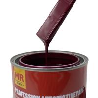 China M206 2K Rose Red Automotive Refinish Paint Vivid Purple Red Colorant for sale