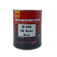 China M206 2K Rose Red Automotive Refinish Paint Vivid Purple Red Colorant for sale