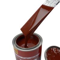 China M207 2K Iron Red Automotive Refinish Paint High Coverage Opaque Dark Red Colorant for sale